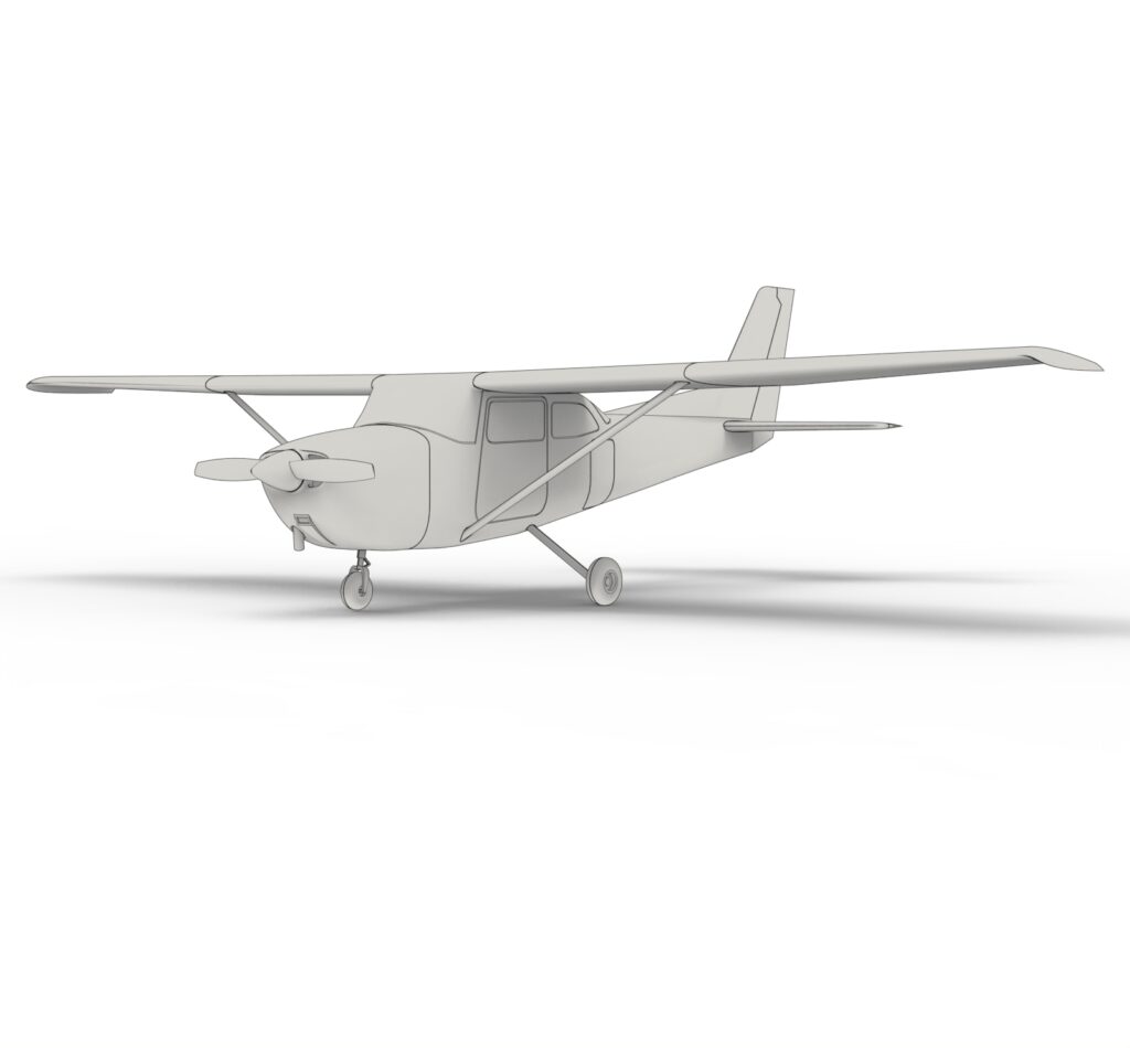 Cessna C172 - STL - Dimville Aircraft - Kits & STL Official Store