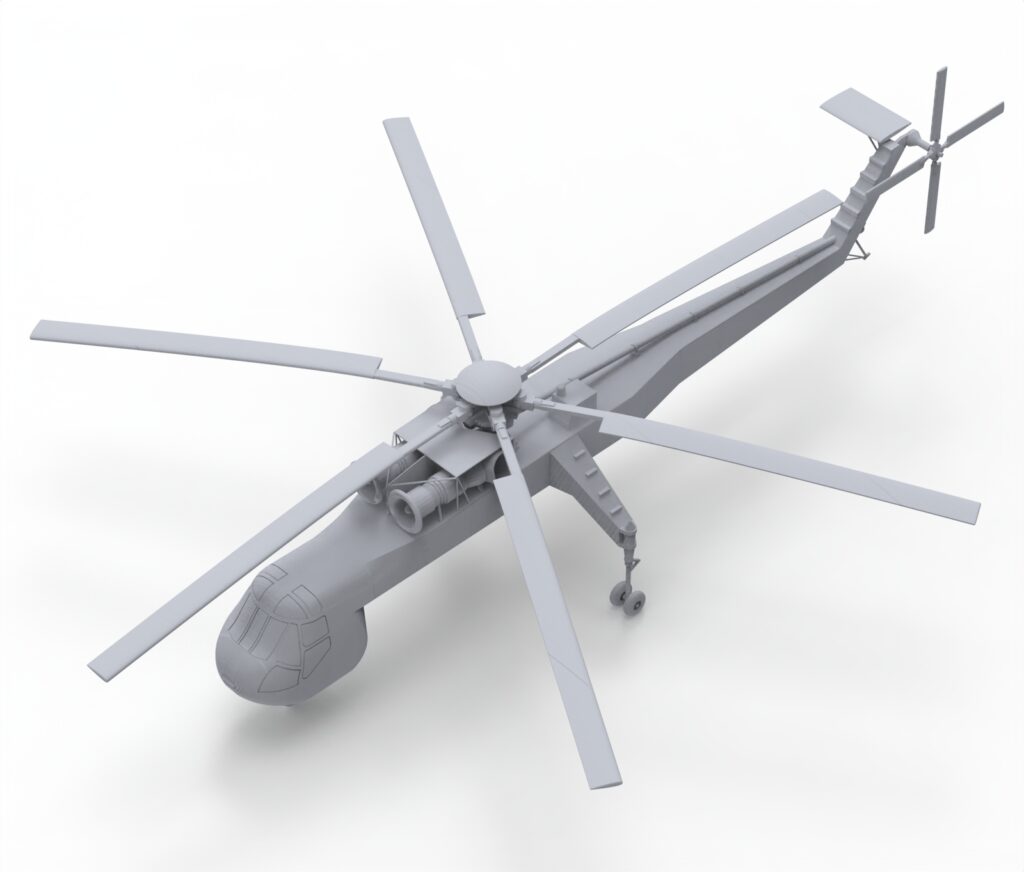 Sikorsky Erickson S-64 “Skycrane” - Dimville Aircraft - Kits & STL ...
