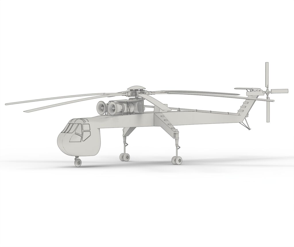 Sikorsky Erickson S-64 "Skycrane" - STL - Dimville Aircraft - Kits ...