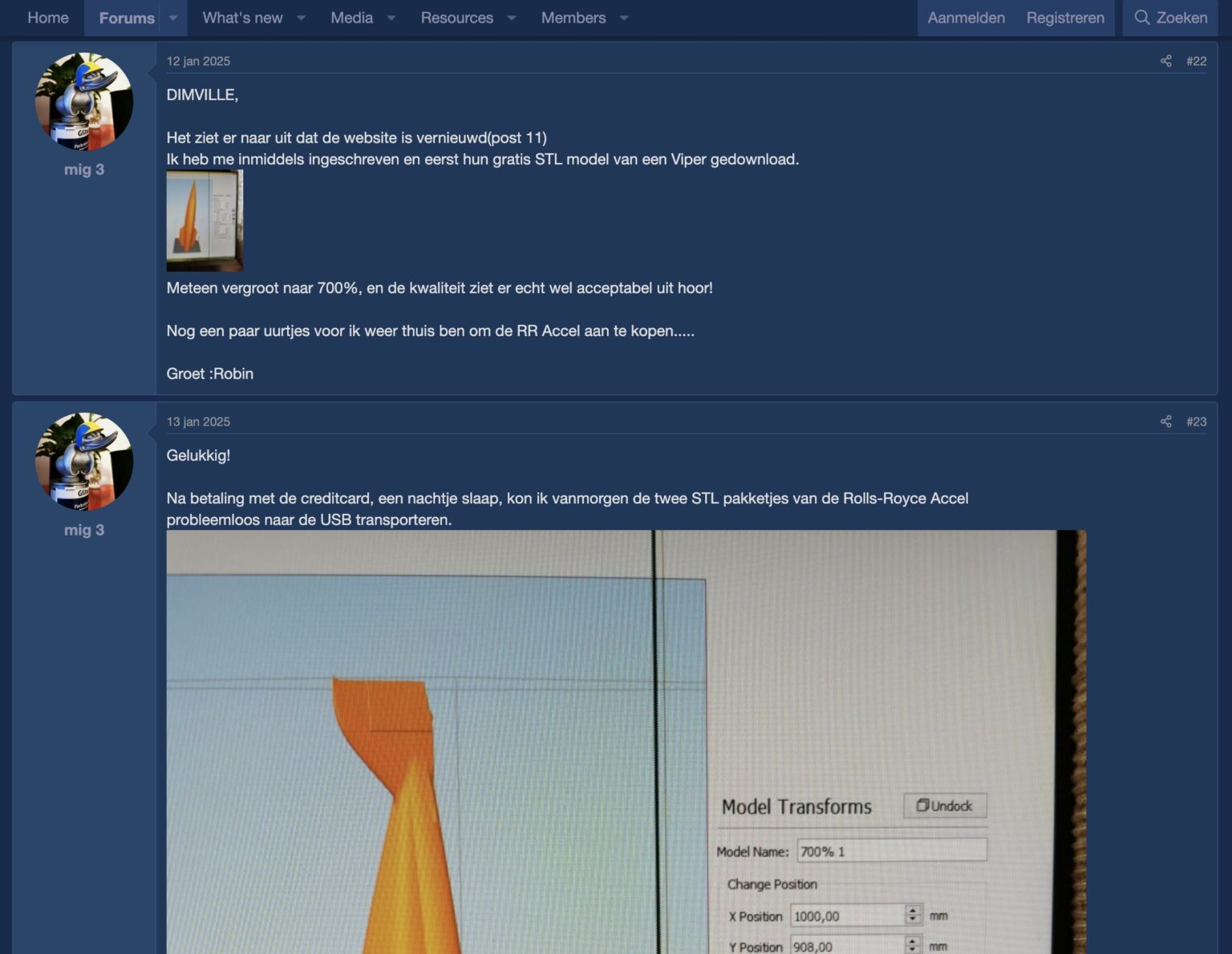 Modelbouw Forum - Dimville Aircraft - Kits & STL Official Store